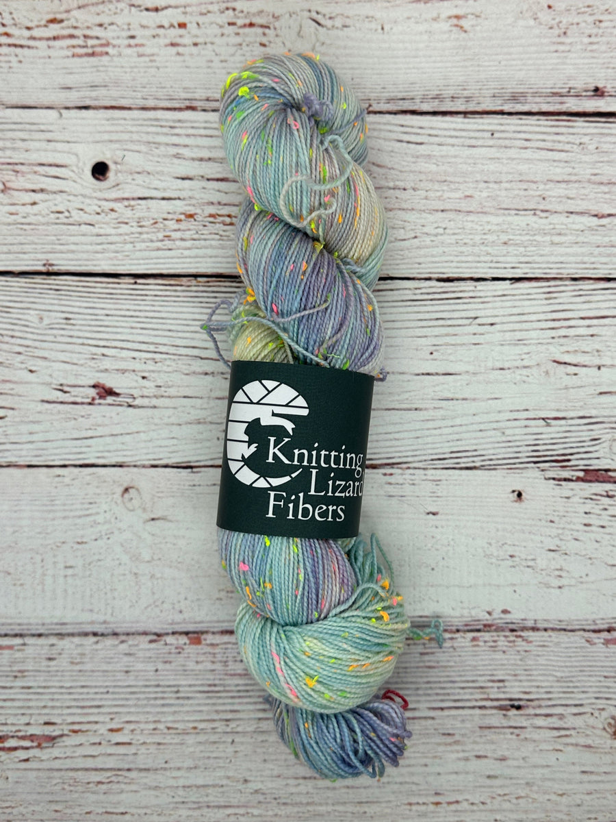 Neon Tweed Sock – Knit and Bolt