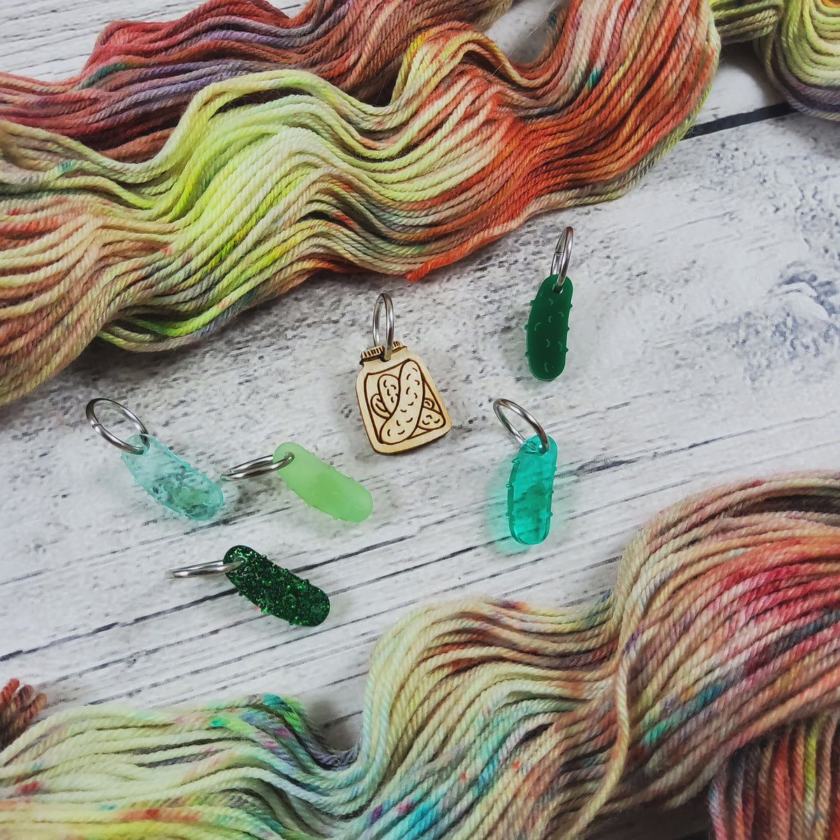 Pickle Stitch Marker Set – Knit and Bolt