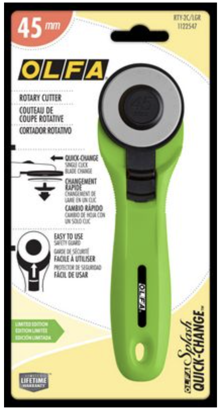 Olfa Rotary Cutter Lime Green – Knit and Bolt