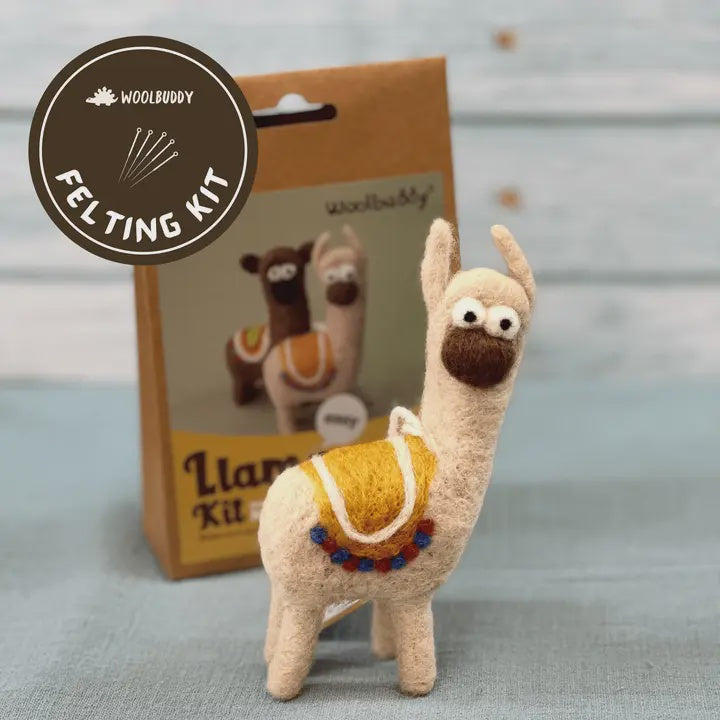 Needle Felting Llama Kit – Knit and Bolt