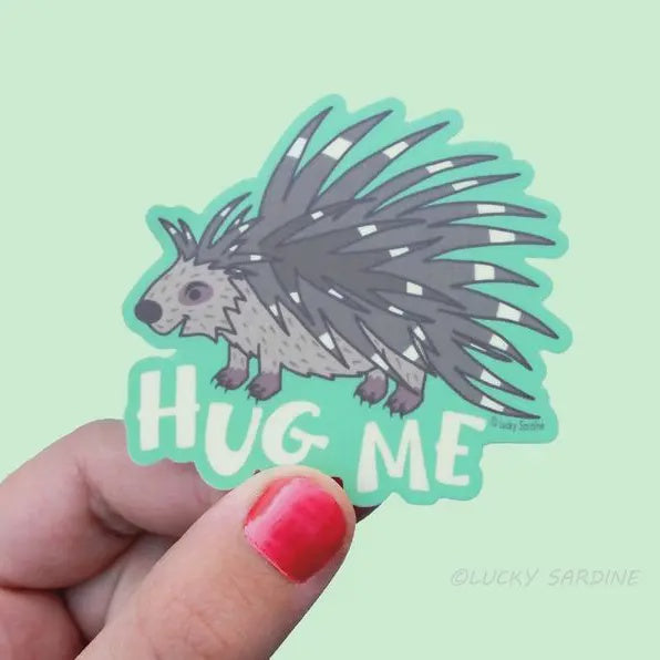 Hug Me Sticker – Knit and Bolt