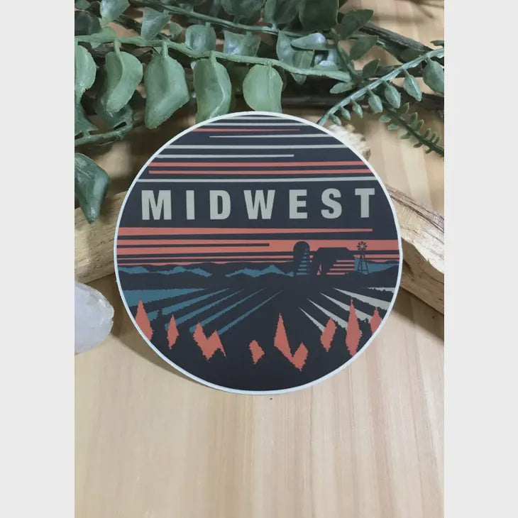 Midwest Sticker – Knit and Bolt